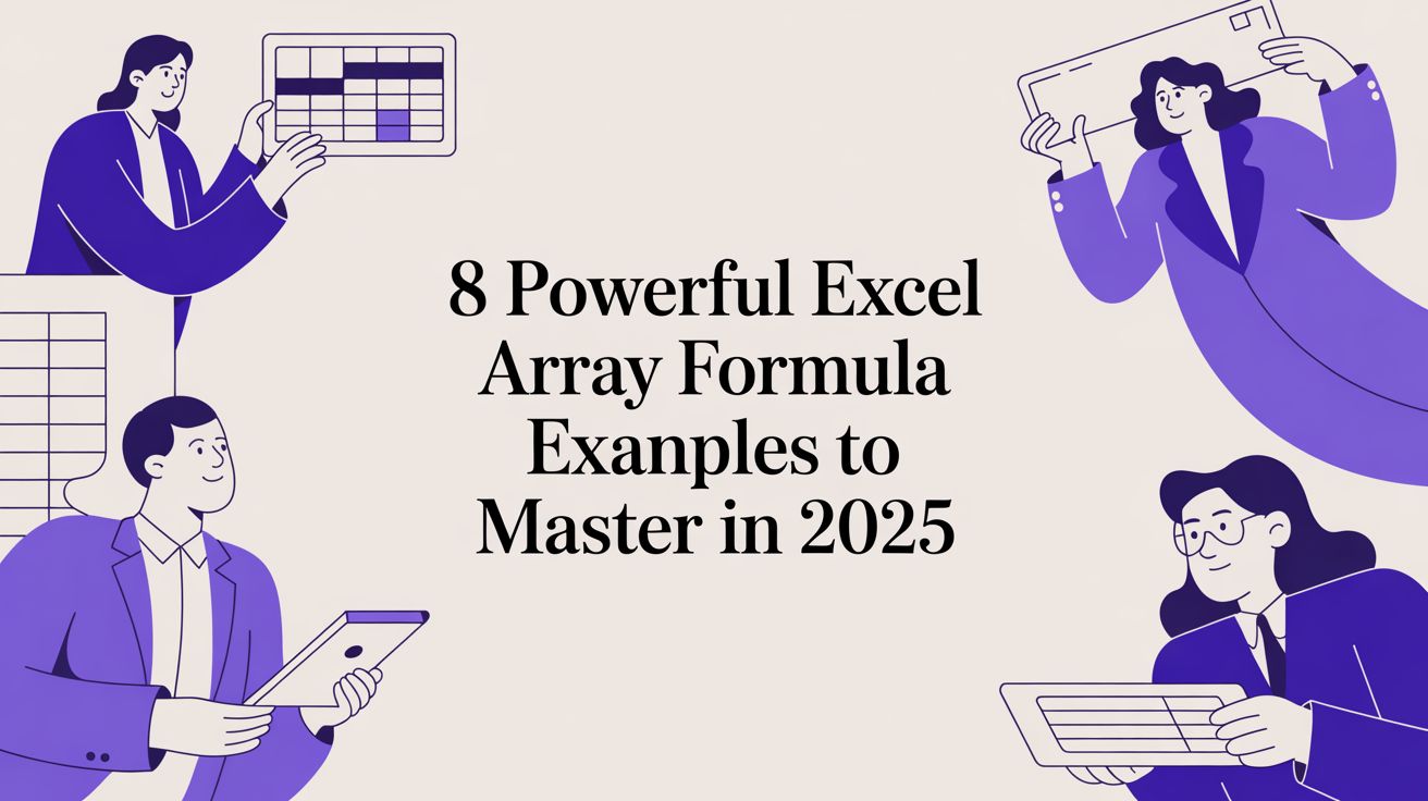 8 Powerful Excel Array Formula Examples to Master in 2025 - ElyxAI | ElyxAI