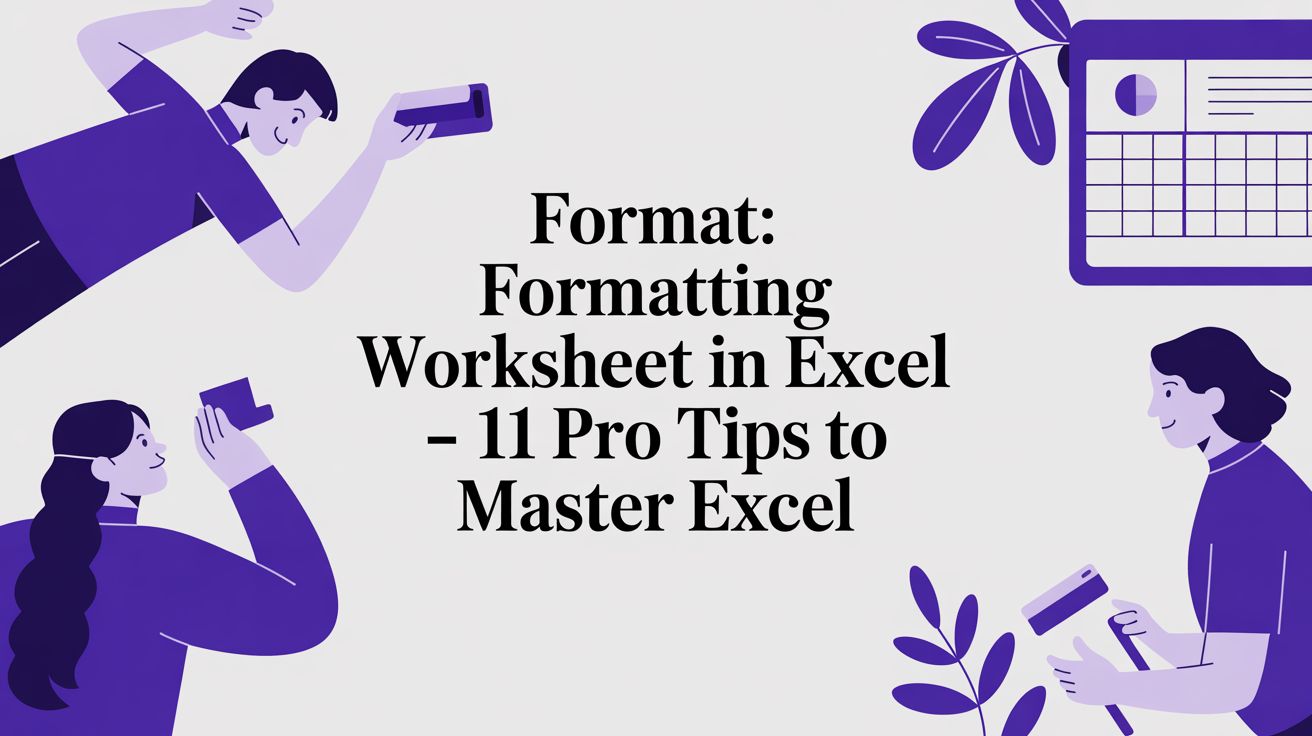 11 Essential Tips for Formatting a Worksheet... | ElyxAI