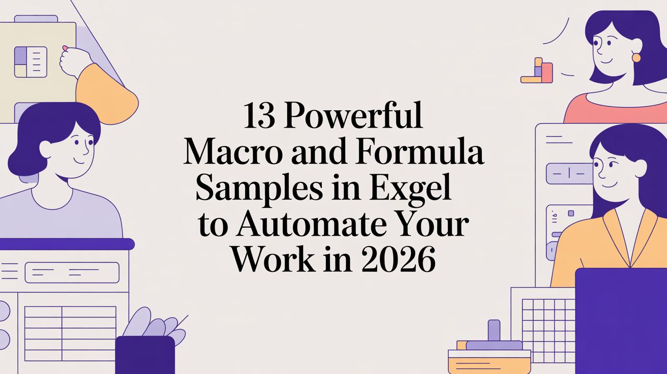 13 Powerful Macro and Formula Samples in Excel... | ElyxAI