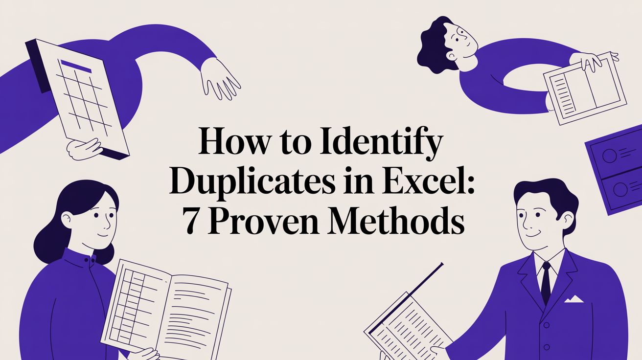 How to Identify Duplicates in Excel | ElyxAI